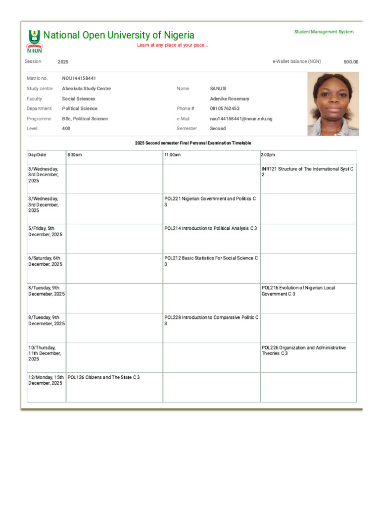 Course Registration for Nike | PDF
