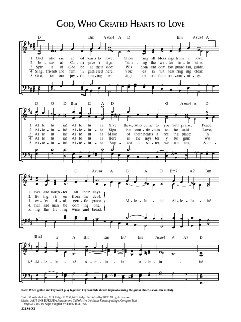 God Who Created Hearts to Love | PDF