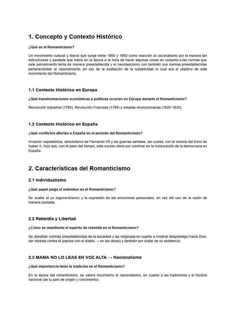 Romanticism o | PDF | Romanticismo | Nacionalismo