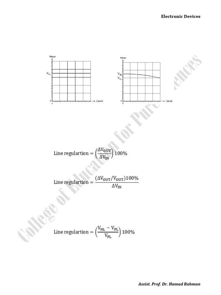 Voltage Regulation in Power Supplies | PDF | Power Supply | Electrical ...