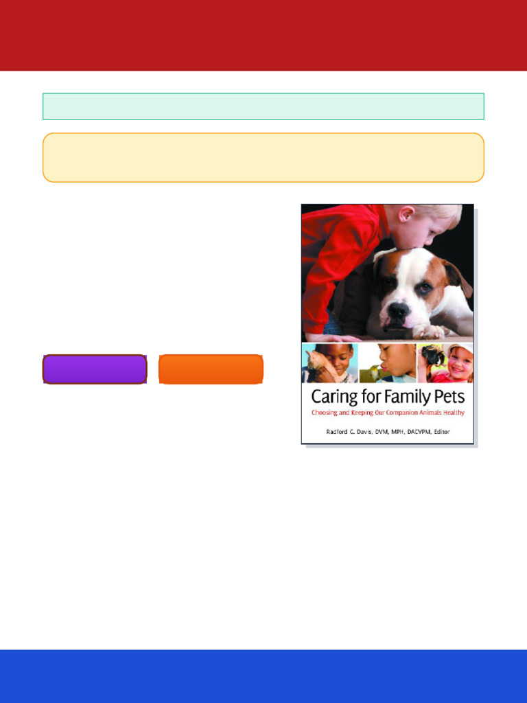 Caring For Family Pets Choosing and Keeping Our Companion Animals ...
