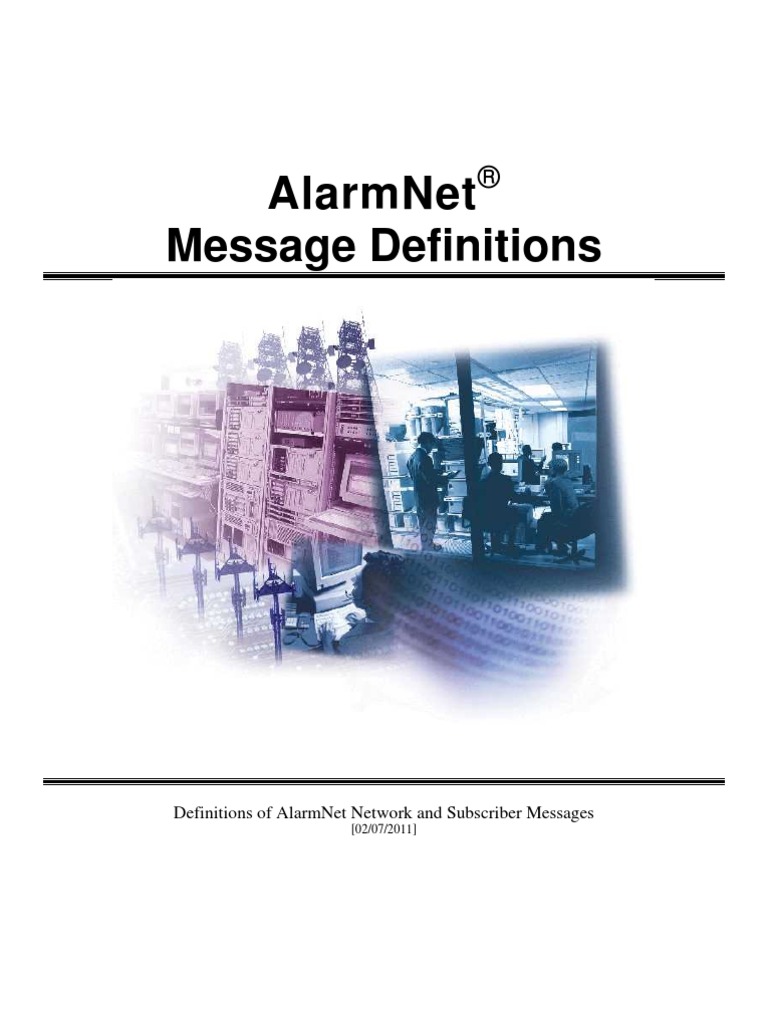 Honeywell Alarmnet Message Definitions | PDF | Radio | Security Alarm