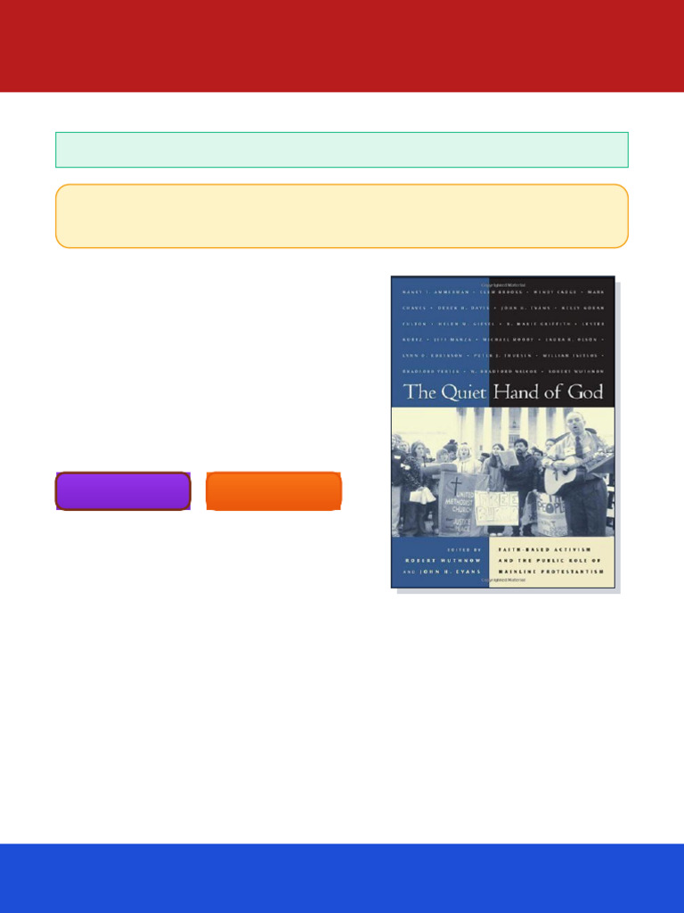 Review | PDF | Mainline Protestant | Protestantism