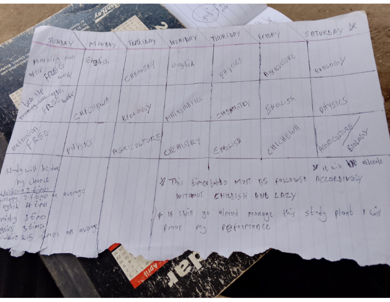 Jimmy Time Table | PDF