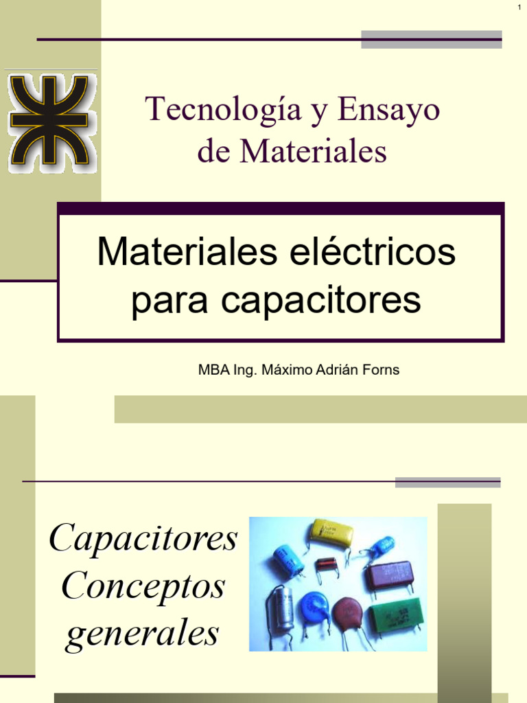 06 Capacitores | PDF | Condensador | Capacidad