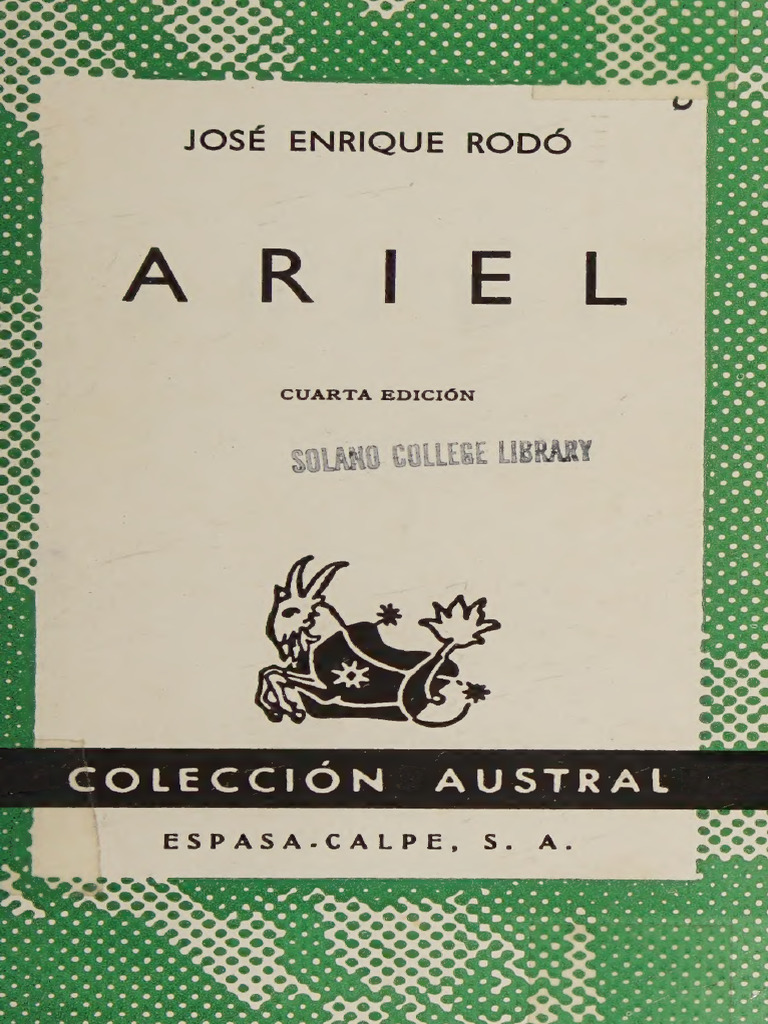 ARIEL - Jose Enrique Rodo - 1948 - Anna's Archive | PDF