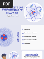Modelo Atómico de Chadwick (1932) | PDF | Núcleo atómico | Átomos