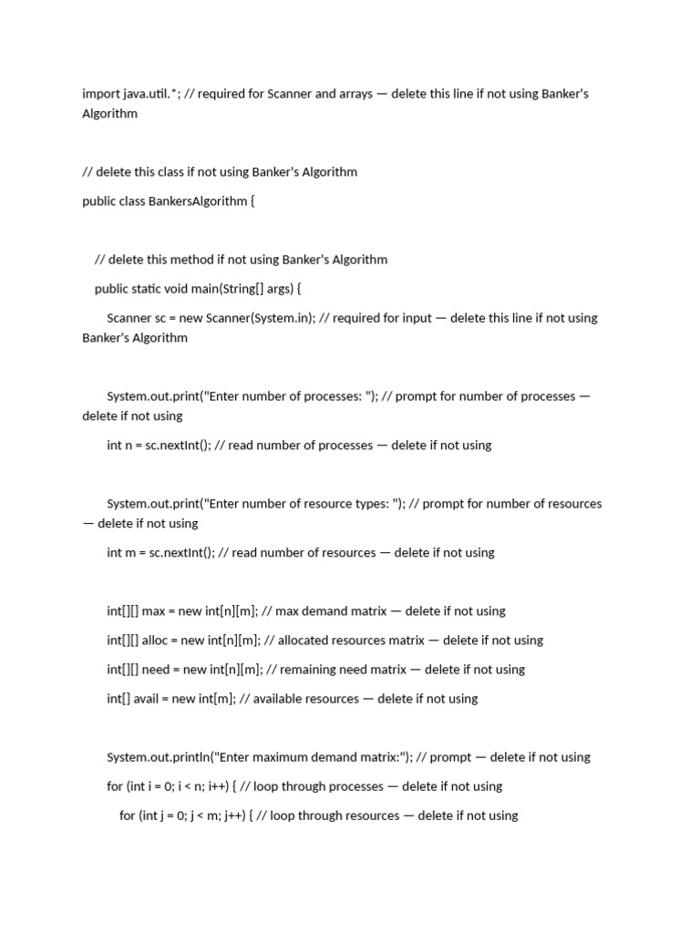 Banker | PDF | Computer Programming | Algorithms And Data Structures