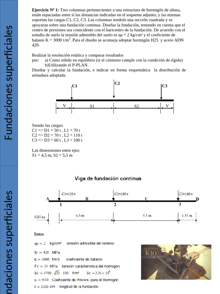 Bases Continuas | PDF | Fundación (Ingeniería) | Ingeniería estructural