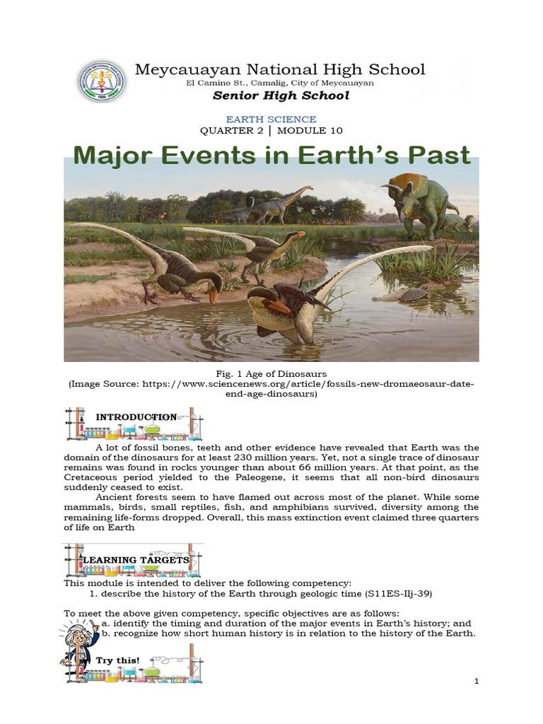 Core Earth Science Module 20 q2 Bautista | PDF | Geologic Time Scale ...