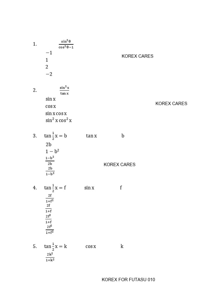 Mts 101 Plus - Circular Measure and Trigonometric Functions | PDF | Trigonometric Functions | Chess