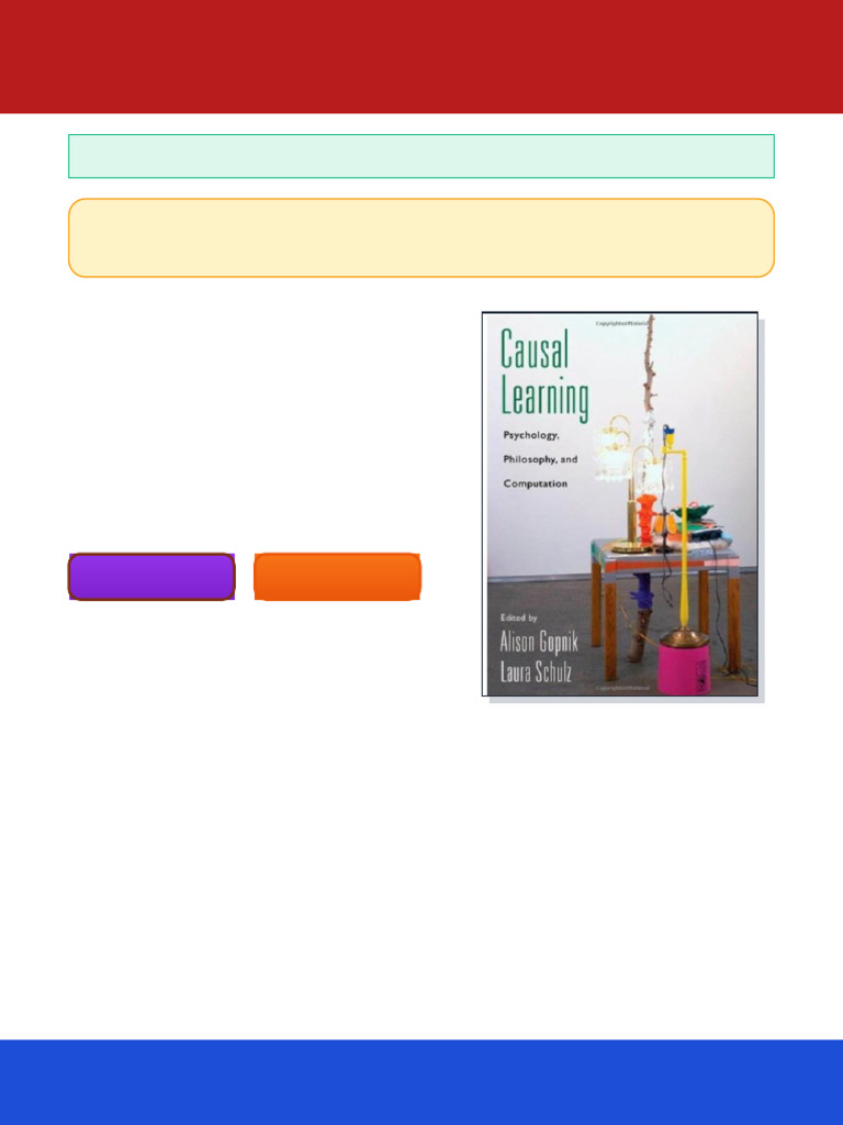Causal Learning Psychology Philosophy and Computation 1st Edition ...