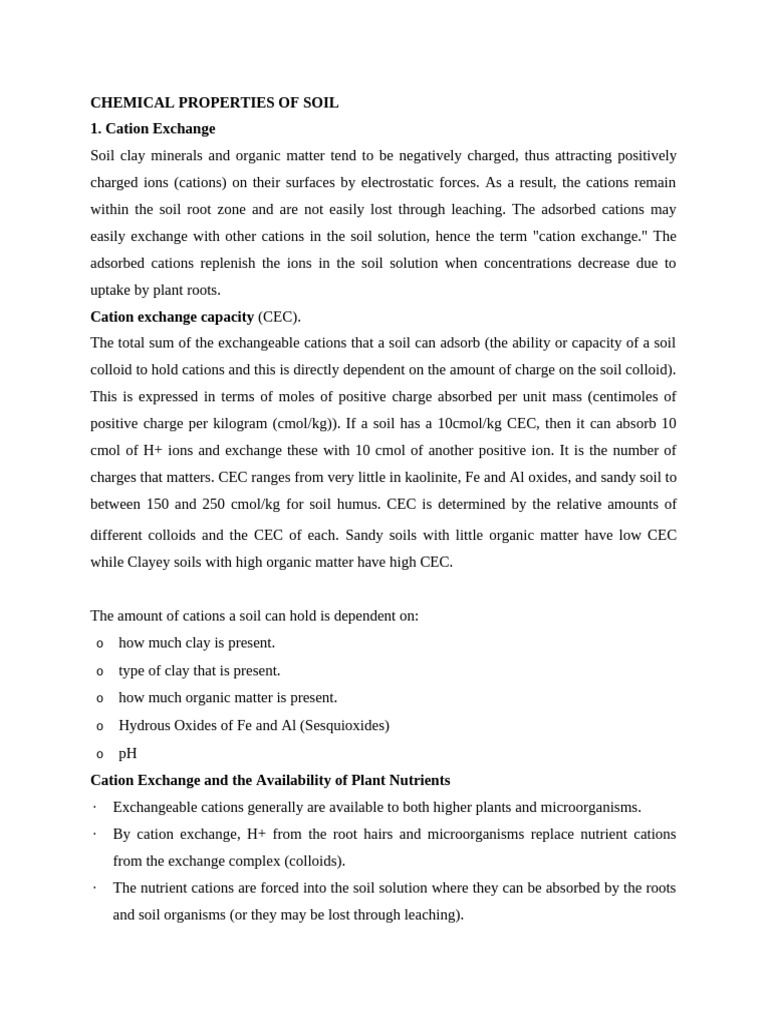 Soil Science Cont.. 3 | PDF | Soil | Organic Matter