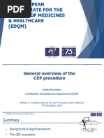 CEP Application Dossier Guidelines | PDF | Chemistry