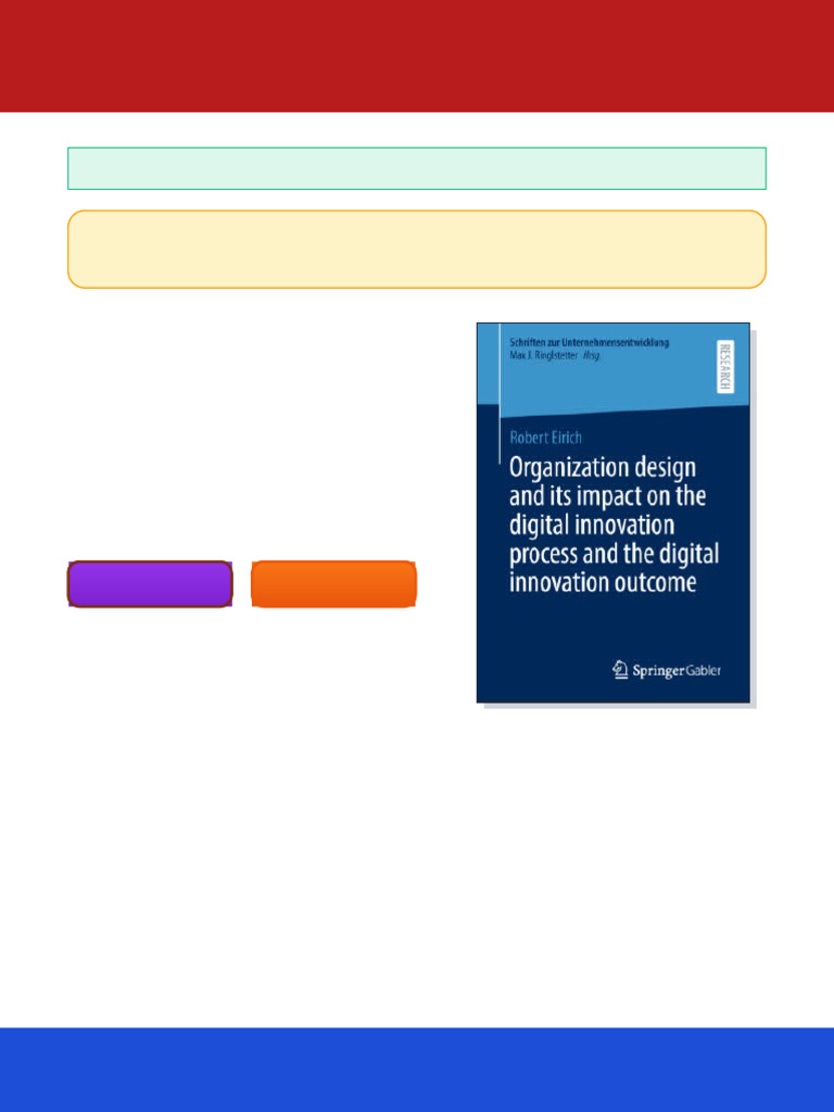 Organization Design and Its Impact On The Digital Innovation Process ...