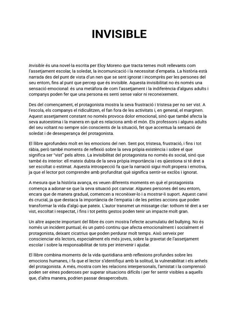 Invisible | PDF
