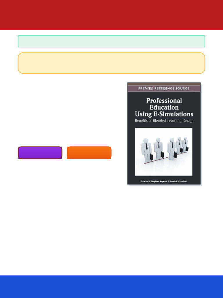 Professional Education Using E Simulations Benefits of Blended Learning ...