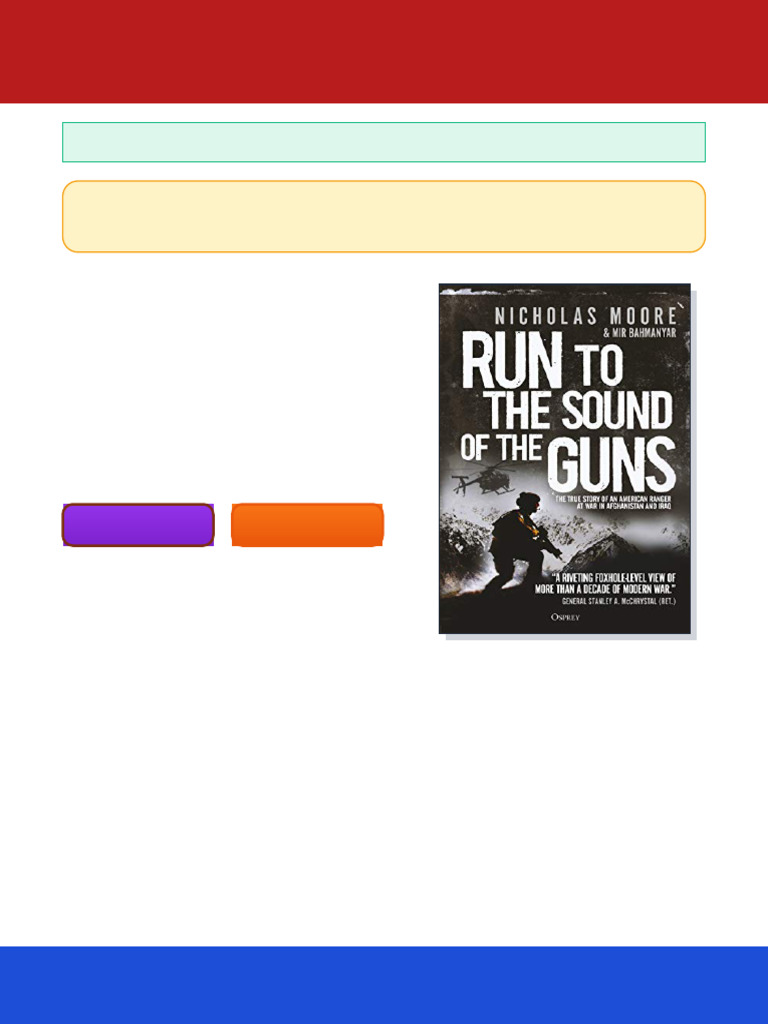 Run To The Sound of The Guns The True Story of An American Ranger at ...
