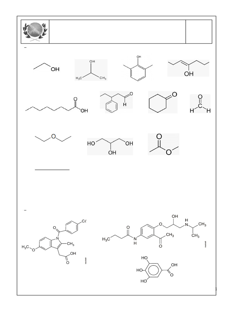 Funções Oxigenadas em Química | PDF