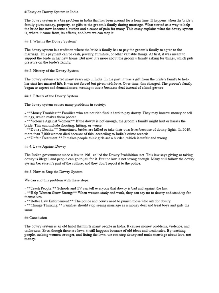 Dowry System | PDF | Social Institutions | Social Conventions