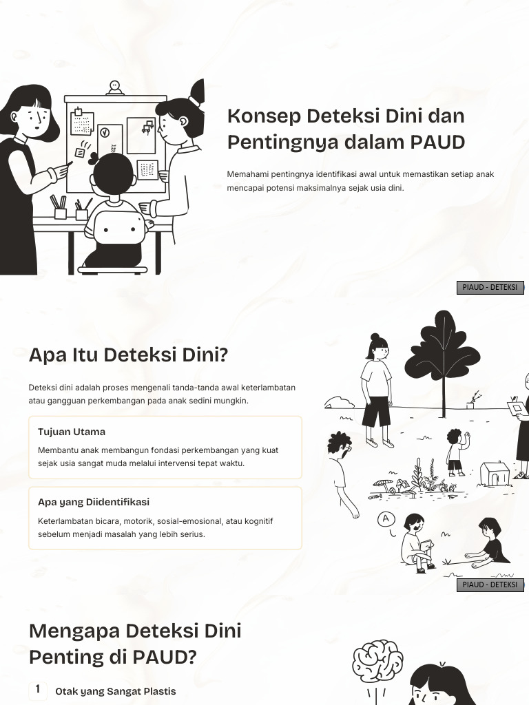 Pentingnya Deteksi Dini dalam PAUD | PDF