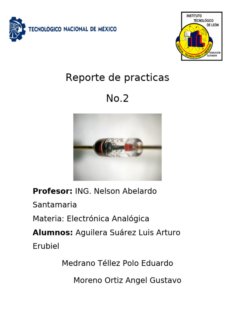 Reporte de electronica analogica | PDF | Diodo | Rectificador