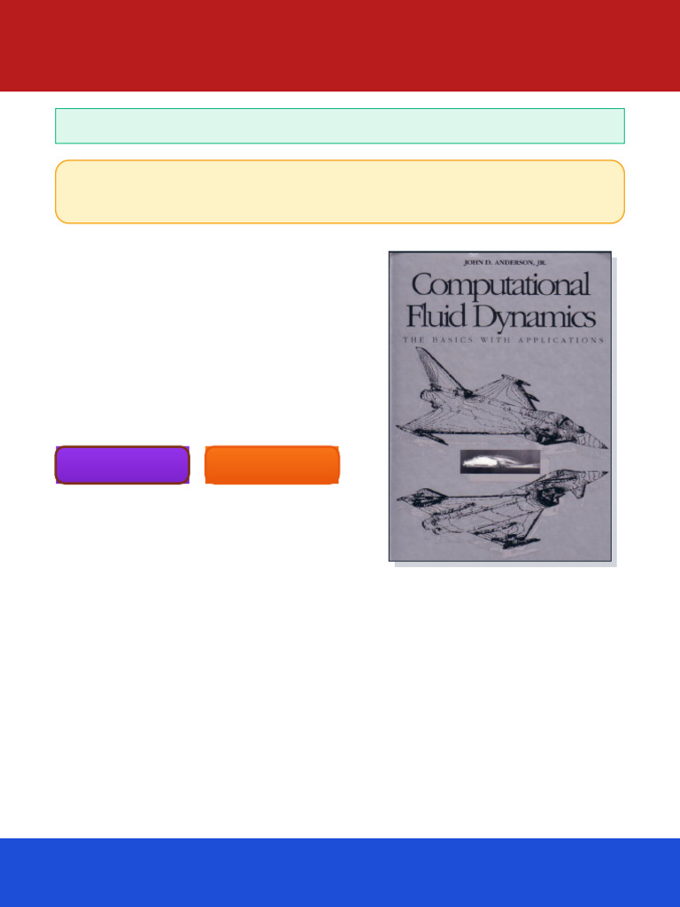 Computational fluid dynamics the basics with applications 1st Edition by Anderson ISBN ...