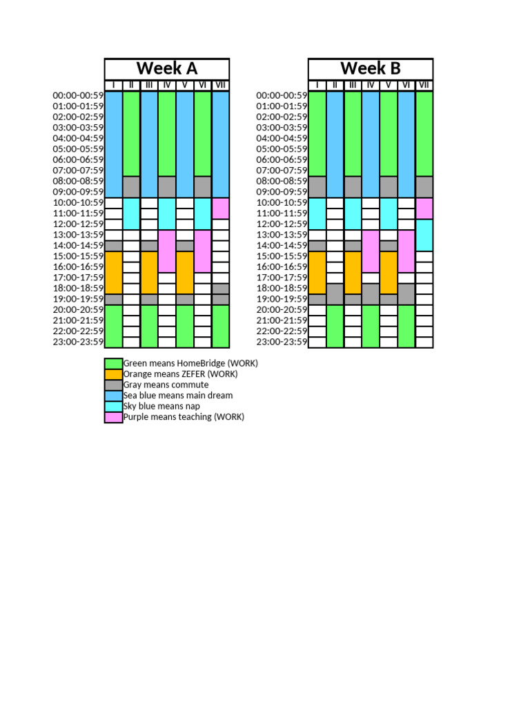 Emil's Work Schedule | PDF
