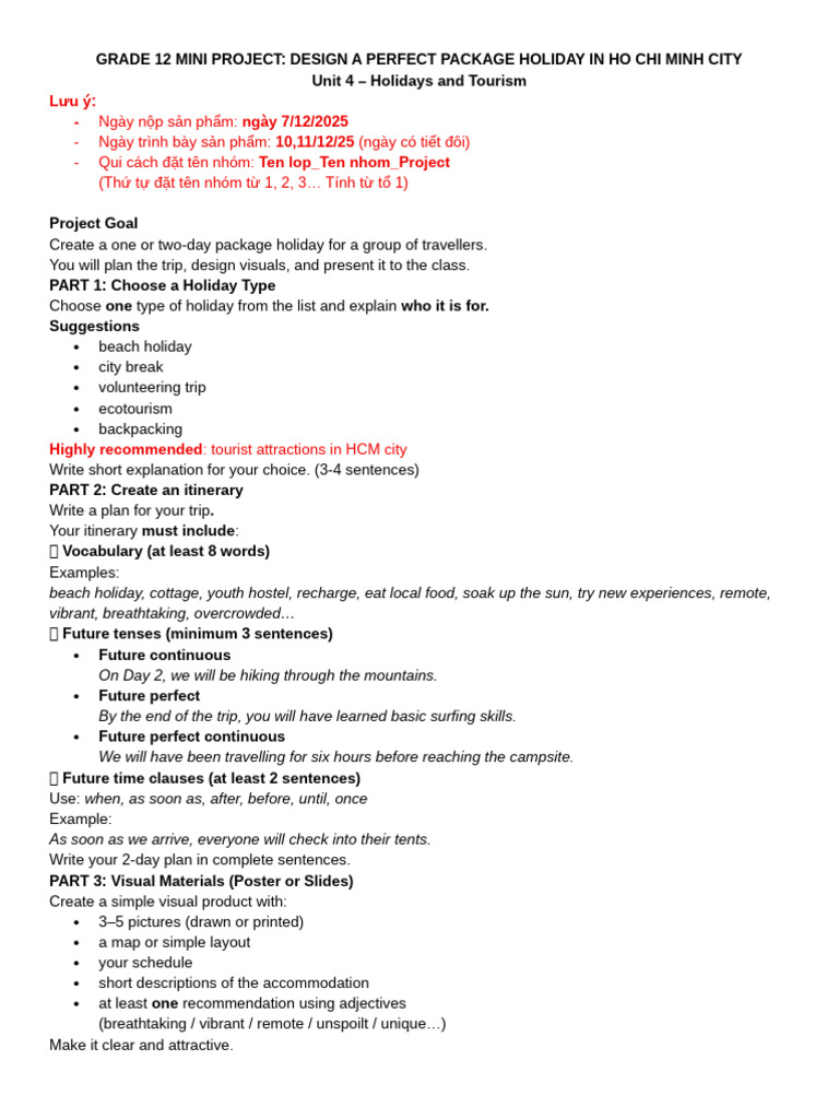 Grade 12 Mini Project | PDF | Grammar | Linguistics