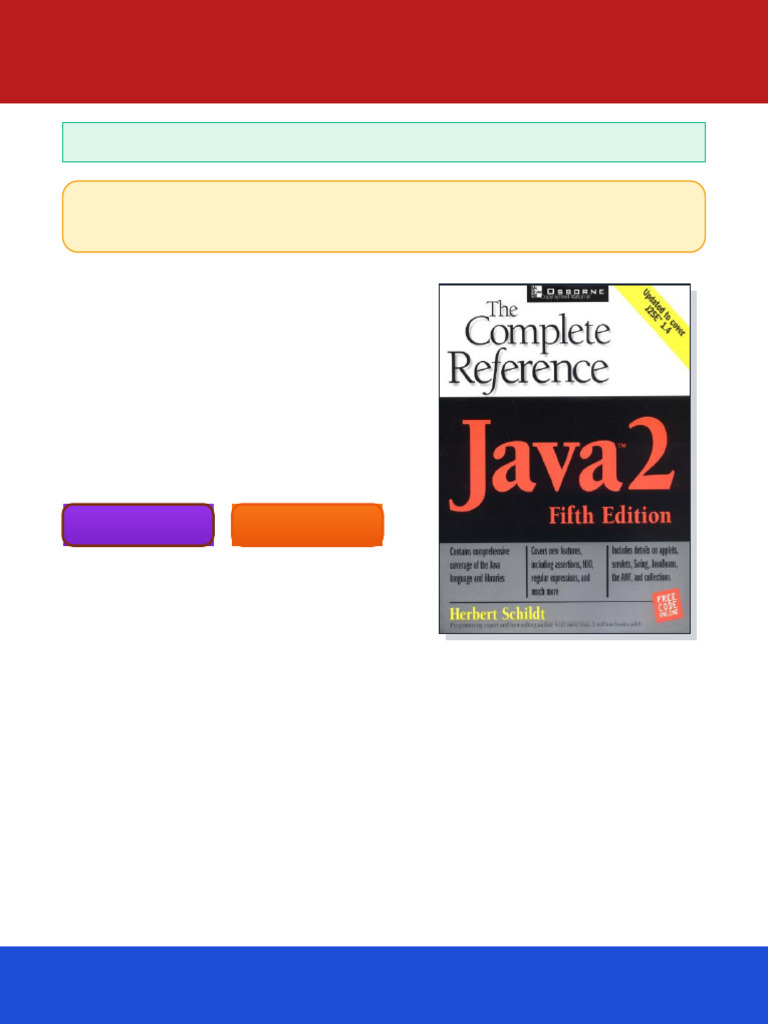 Java 2 The Complete Reference 5th Edition Herbert Schildt ebook ...