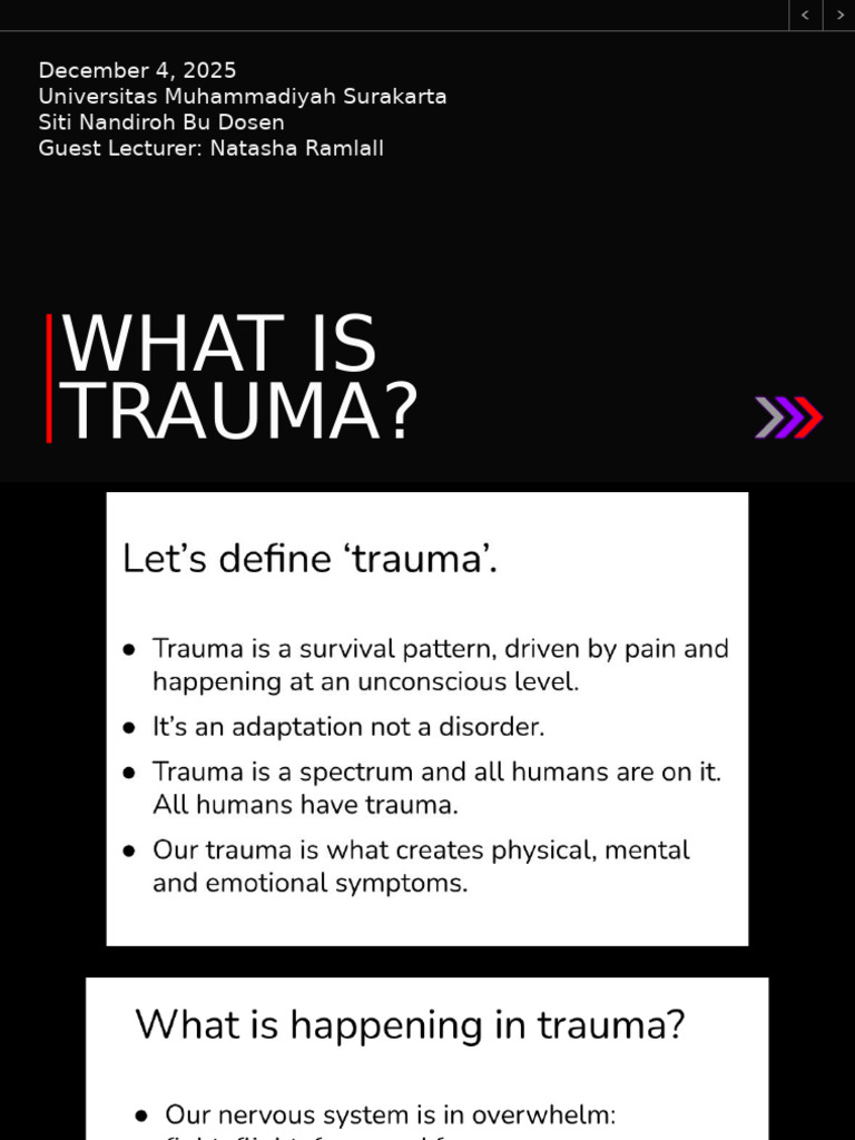 What Is Trauma | PDF