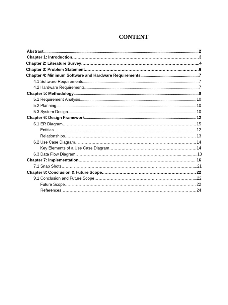 Mini Project Content | PDF | Software Development Process | Agile ...