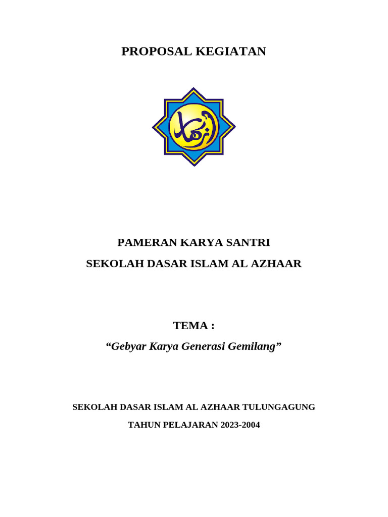 Proposal Pameran 2024 | PDF