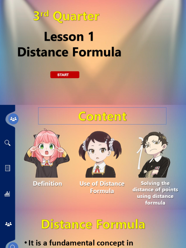 3Q-LESSON-1-DISTANCE-FORMULA | PDF