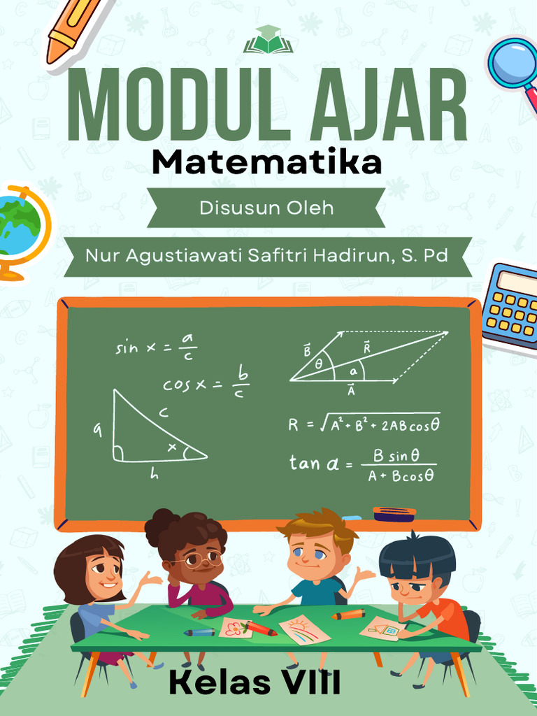 Hijau Ilustrasi Modul Ajar A4 Document | PDF