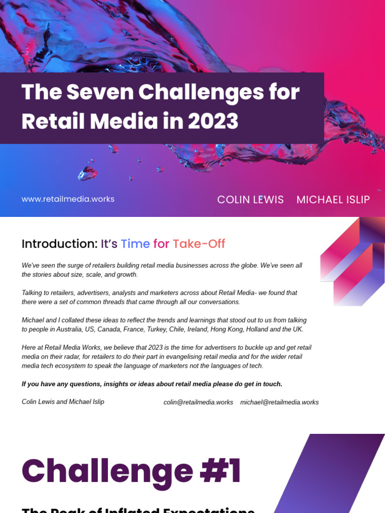 Retail Media Challenges in 2023 | PDF | Brand | Retail