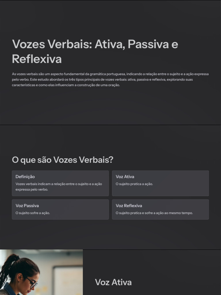 Apostila Vozes Verbais Pdf Assunto Gramática Gramática