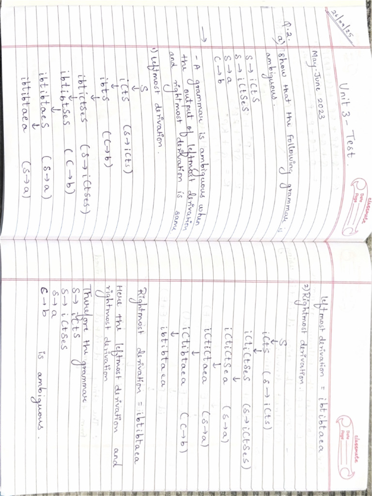Unit Test TOC | PDF