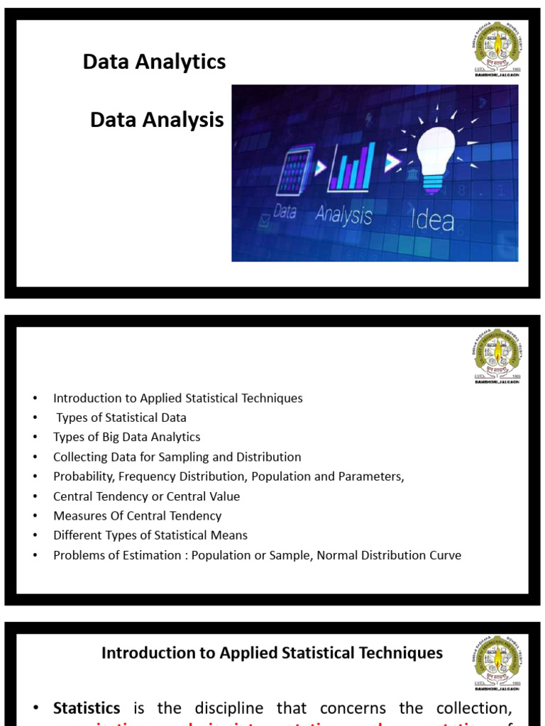 ISO 9001:2015 Data Analytics Overview | PDF | Mean | Statistics
