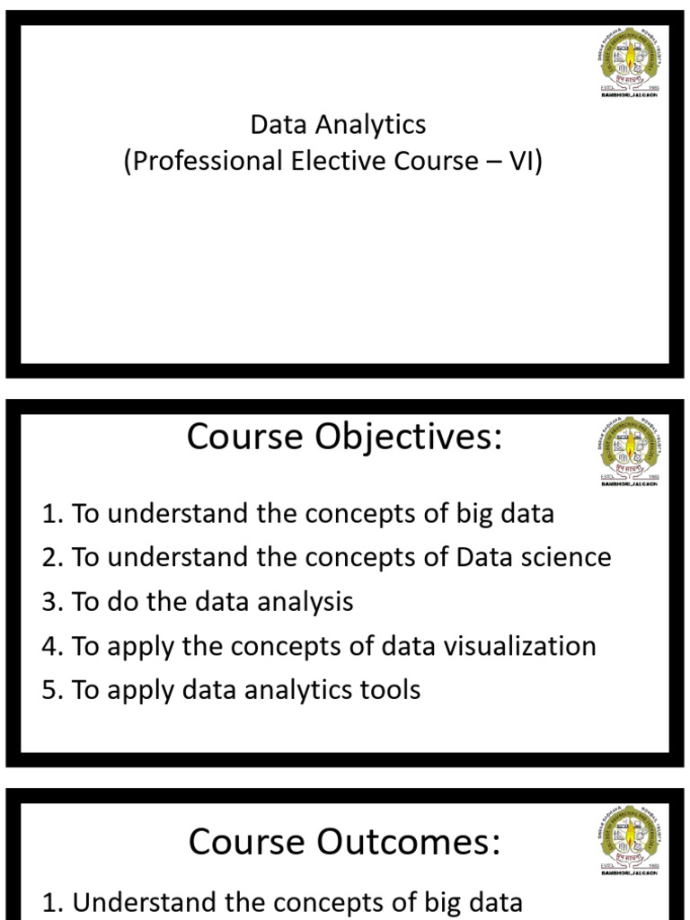 Data Analytics Unit-I | PDF | Analytics | Cloud Computing