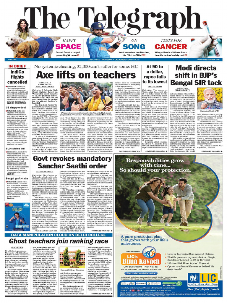 The Telegraph 05 12 2025 | PDF