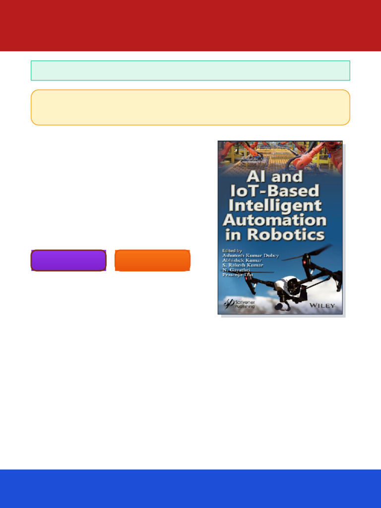 AI and IoT-Based Intelligent Automation in Robotics Ashutosh Kumar ...