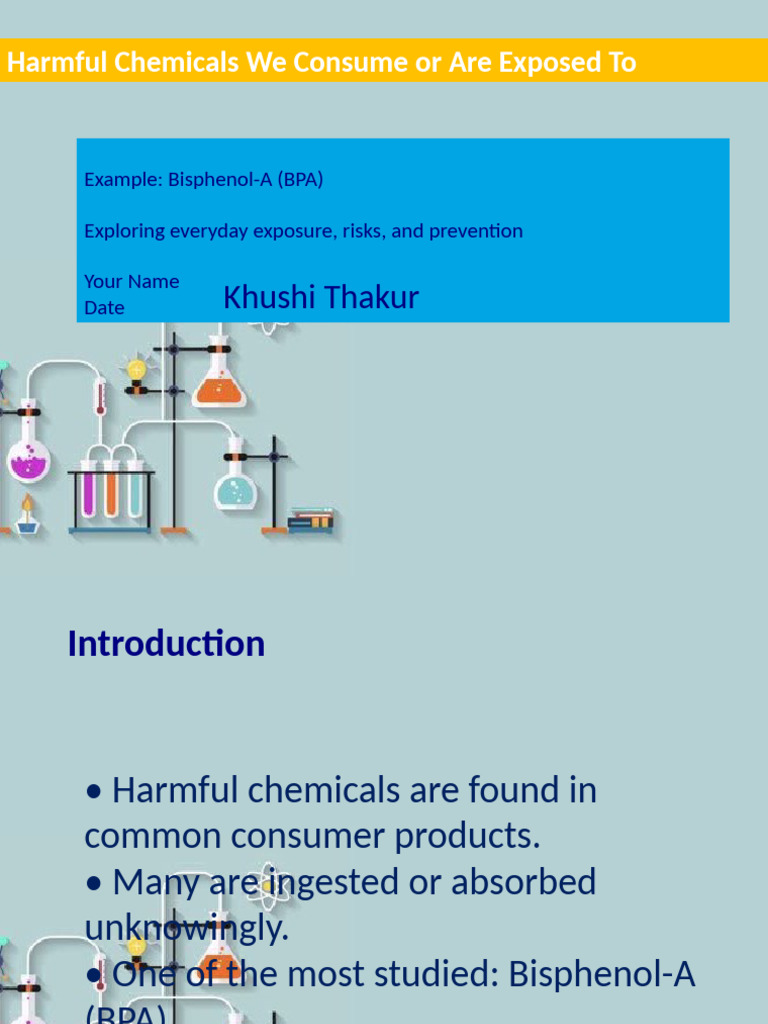 Harmful Effects of Chemicals | PDF