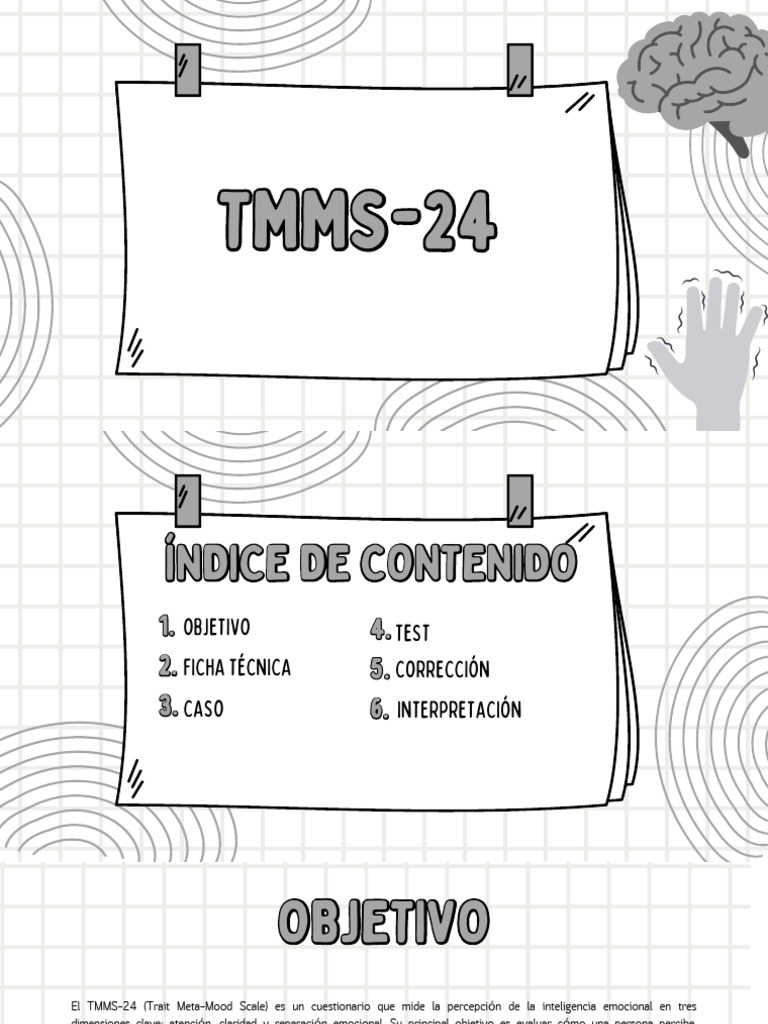 TMMS 24 | PDF | Las emociones | Autorregulación emocional