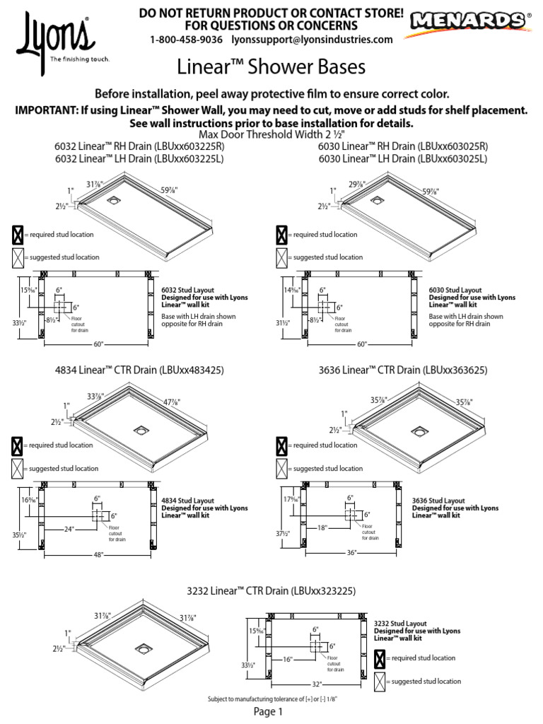 Lyons_Inst_Linear_Base_Kit422 | PDF | Implied Warranty | Materials