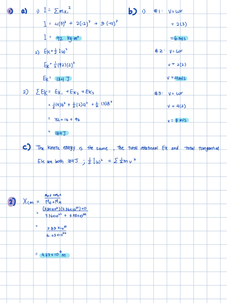 Assignment Rotational Motion | PDF