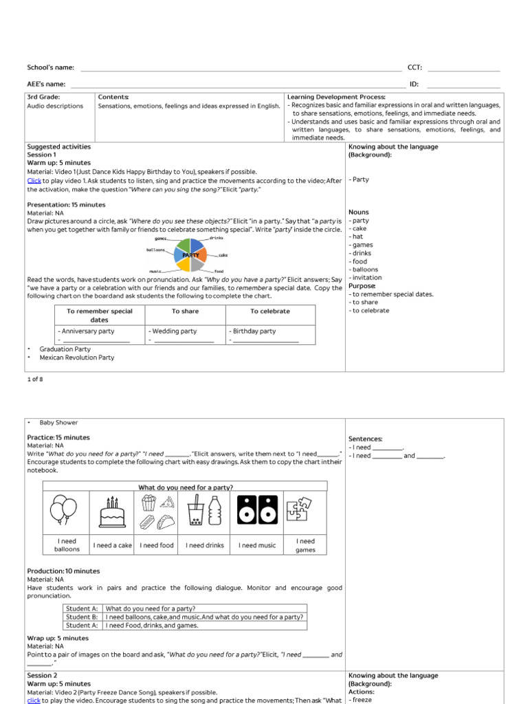 Lesson Plan 3rd Grade Elementary | PDF | Little Red Riding Hood ...