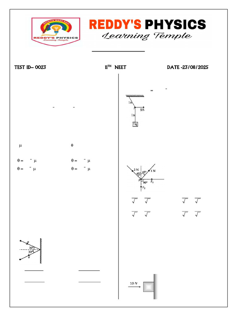 n27 (NLM With Friction) | PDF | Force | Friction