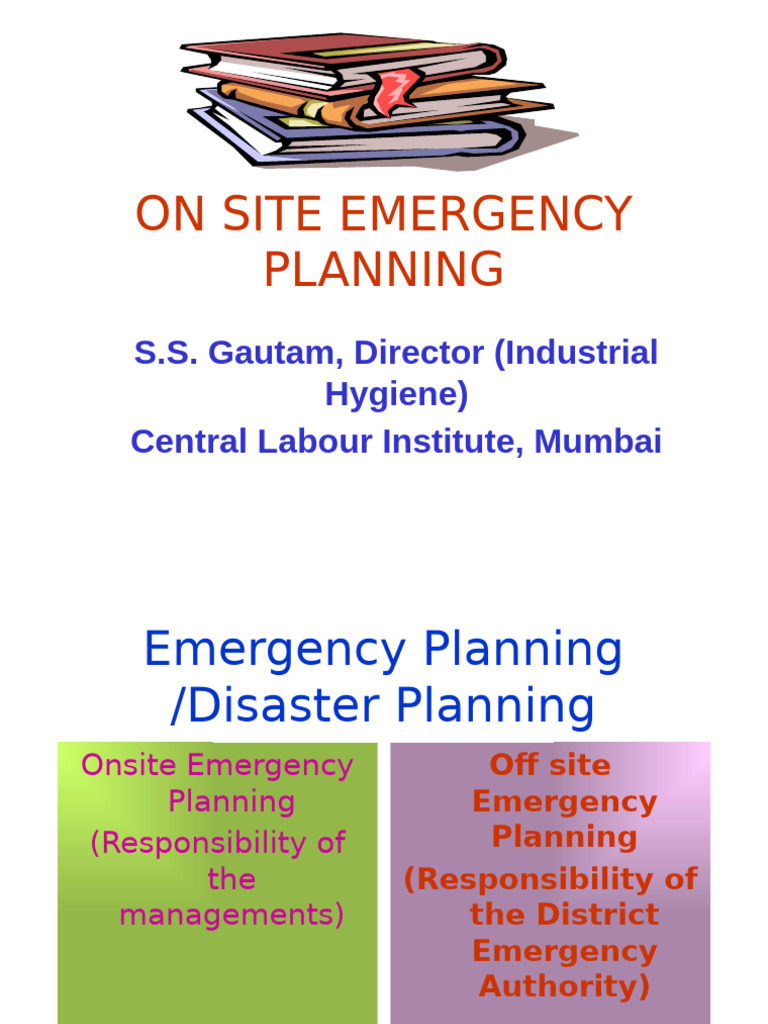 On-Site Emergency Planning Guide | PDF | Emergency Management | Emergency