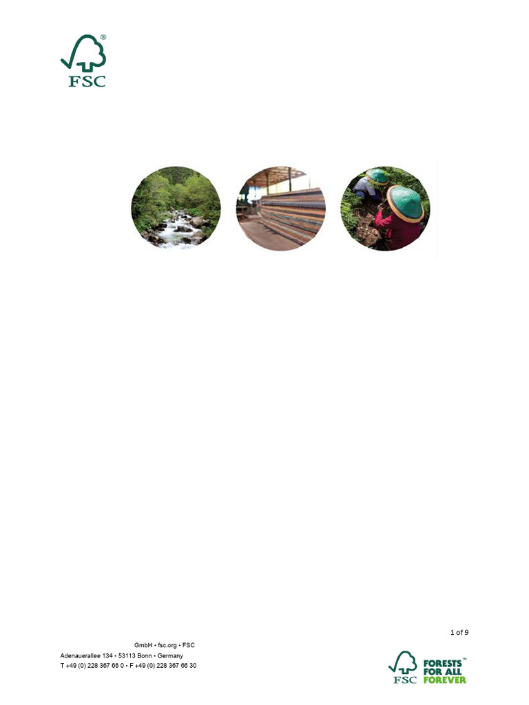 FSC Task Force on Species Information | PDF | Forest Stewardship Council